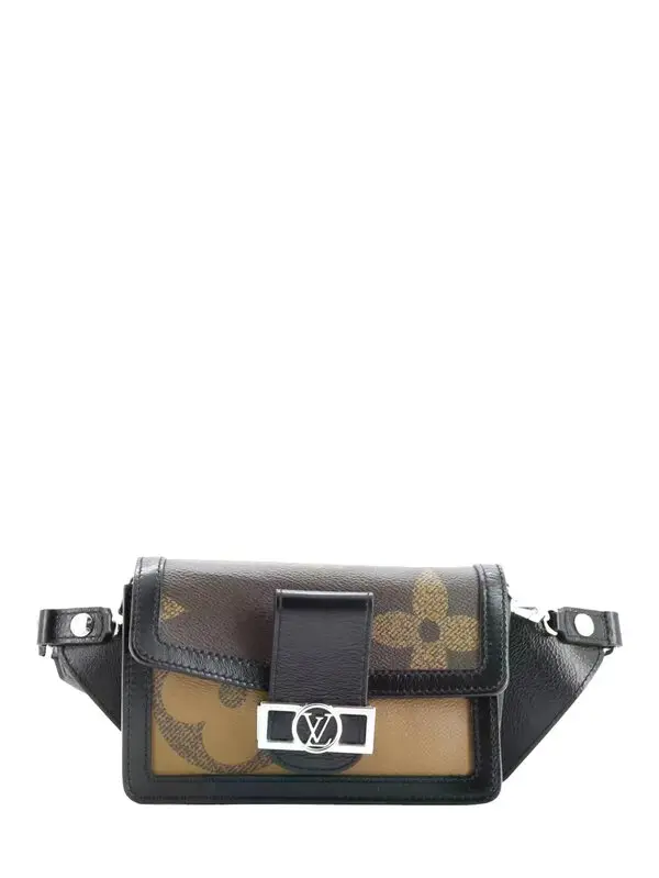 LOUIS VUITTON Dauphine Bumbag Reverse Monogram Giant Belt Bag - Brown