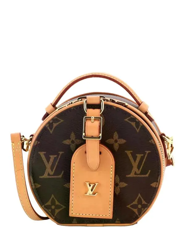 LOUIS VUITTON Mini Boite Chapeau Monogram Crossbody Bag - Brown