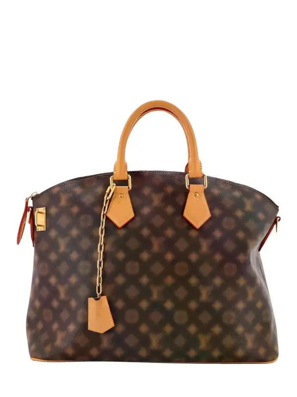 LOUIS VUITTON Neo Lockit Limited Edition Blurry Monogram Satchel - Brown