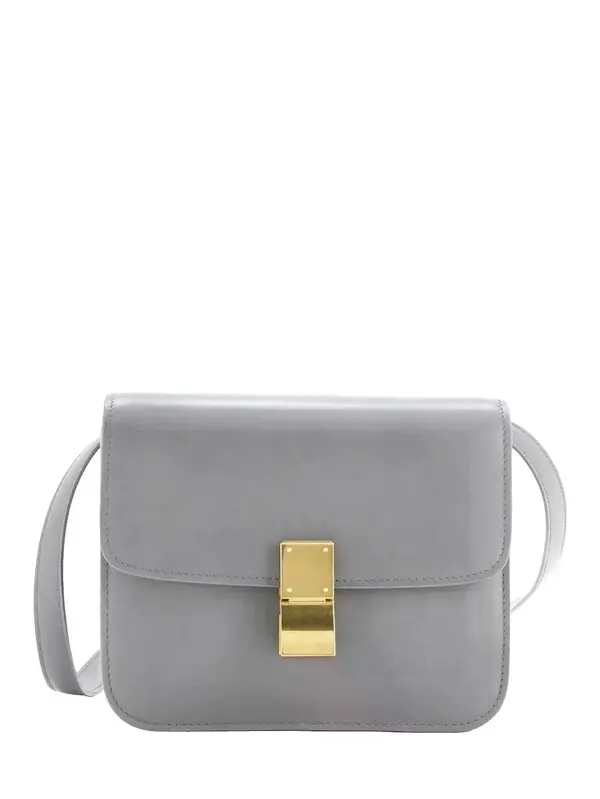 Celine Classic Box Teen Shoulder Bag Smooth Leather - Grey
