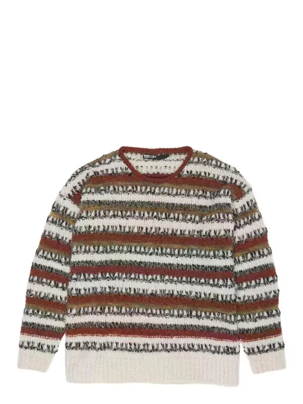 Bimba Y Lola Striped Knit Sweater - Neutrals