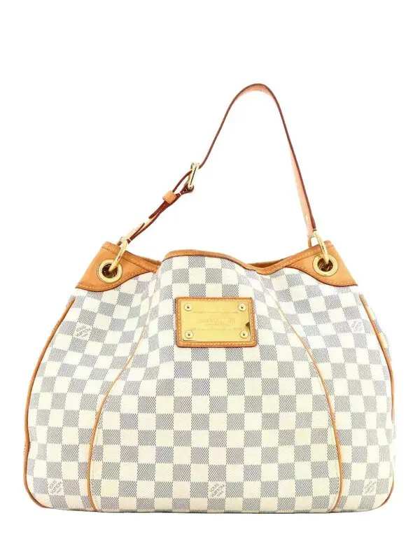 LOUIS VUITTON Galliera Handbag Damier Pm Hobo Bag - White