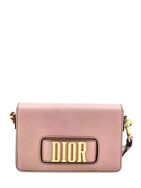 Dior Dioevolution Leather Flap Shoulder Bag - Neutrals