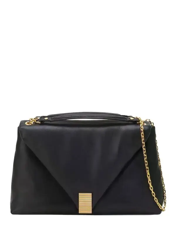 LANVIN Flap-front Shoulder Bag - Black