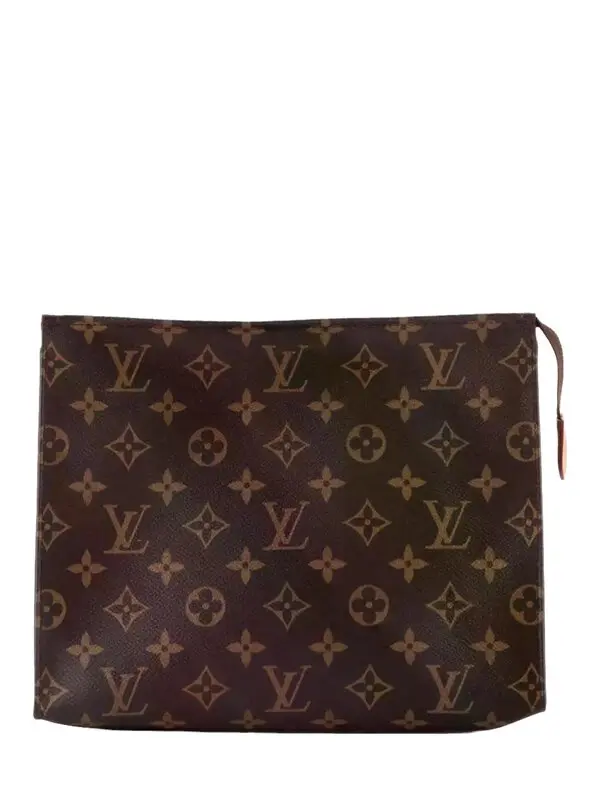 LOUIS VUITTON Toiletry Pouch 26 Monogram Canvas - Brown