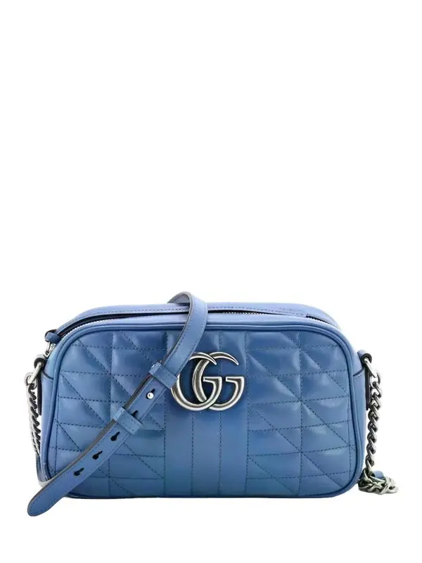Gucci Gg Marmont Small Crossbody Bag - Blue