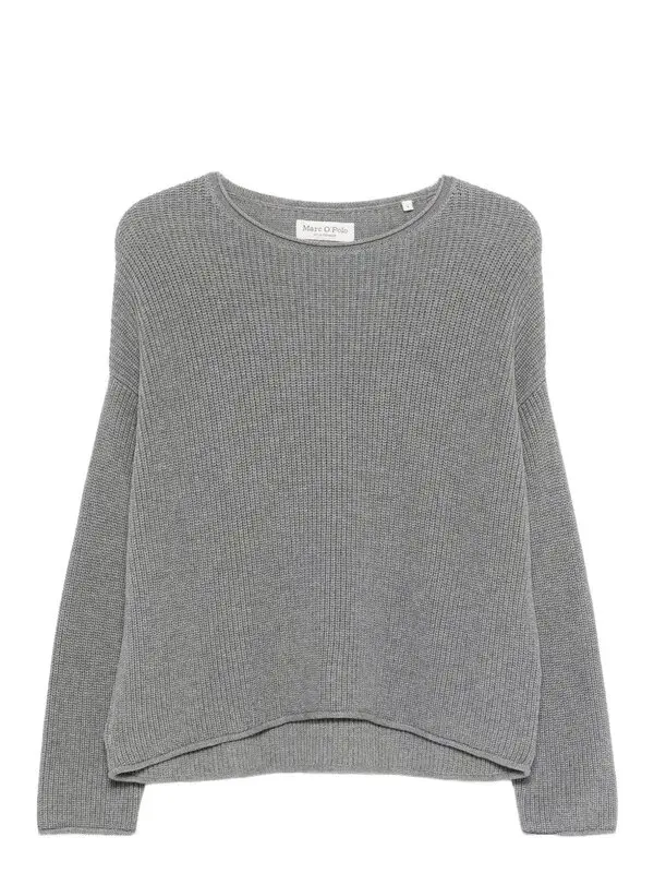 Marc O'polo Ribbed Pullover - Grey