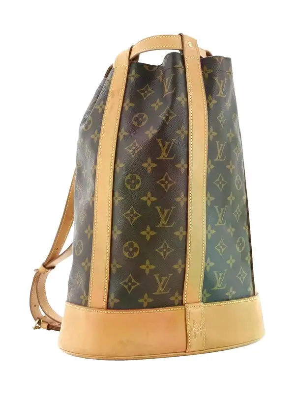 LOUIS VUITTON Randonnee Monogram Canvas Pm Backpack - Brown