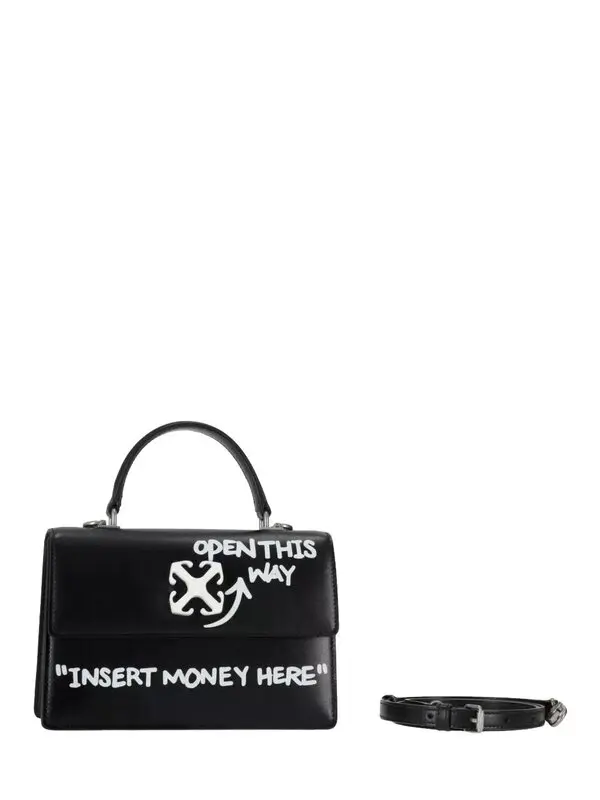 Off-White Jitney 1.4 Top Handle Bag - Black