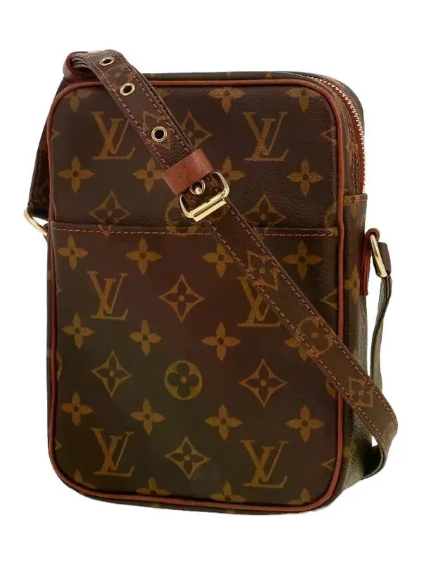 LOUIS VUITTON 1990's X Comme Des Garçons Marceau Monogram Crossbody Bag - Brown