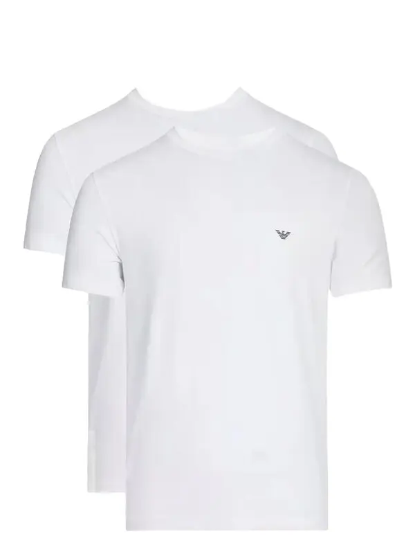 Emporio Armani Logo-detail Short-sleeve T-shirt - White