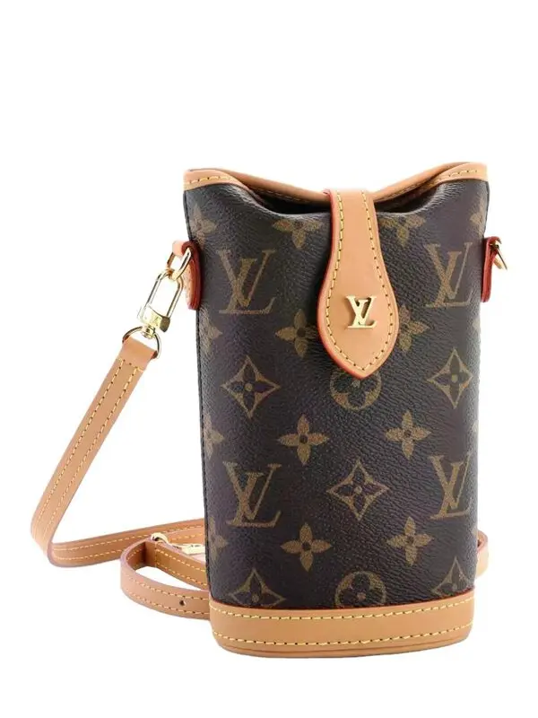 LOUIS VUITTON Fold Me Pouch Monogram Canvas Crossbody Bag - Brown