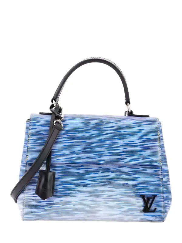 LOUIS VUITTON Cluny Top Handle Bb Satchel Epi Leather - Blue
