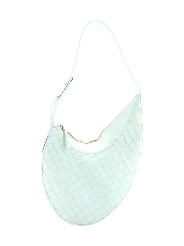 Bottega Veneta Intrecciato Nappa Small Shoulder Bag - Green