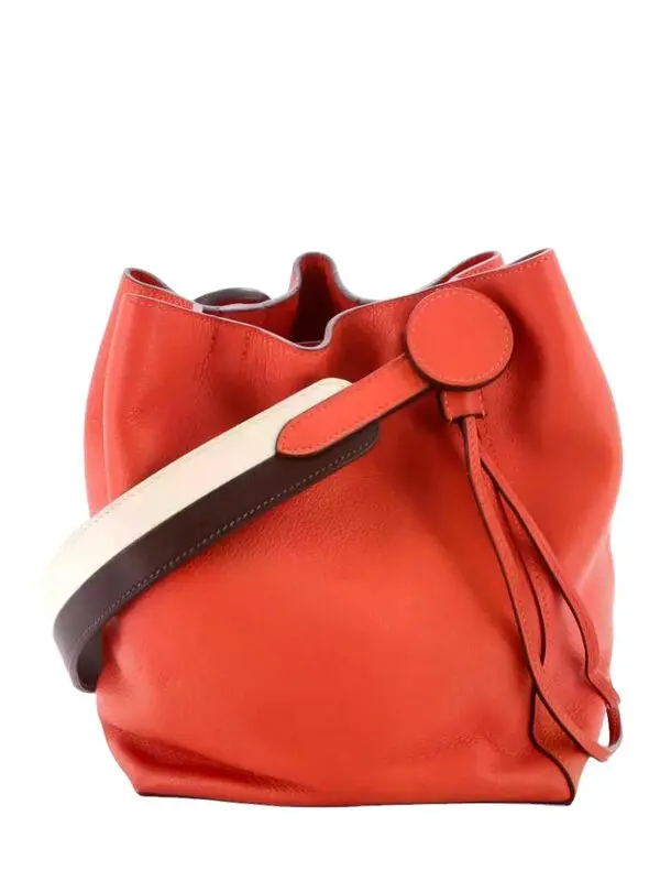Hermès Licol 17 Bucket Bag - Orange