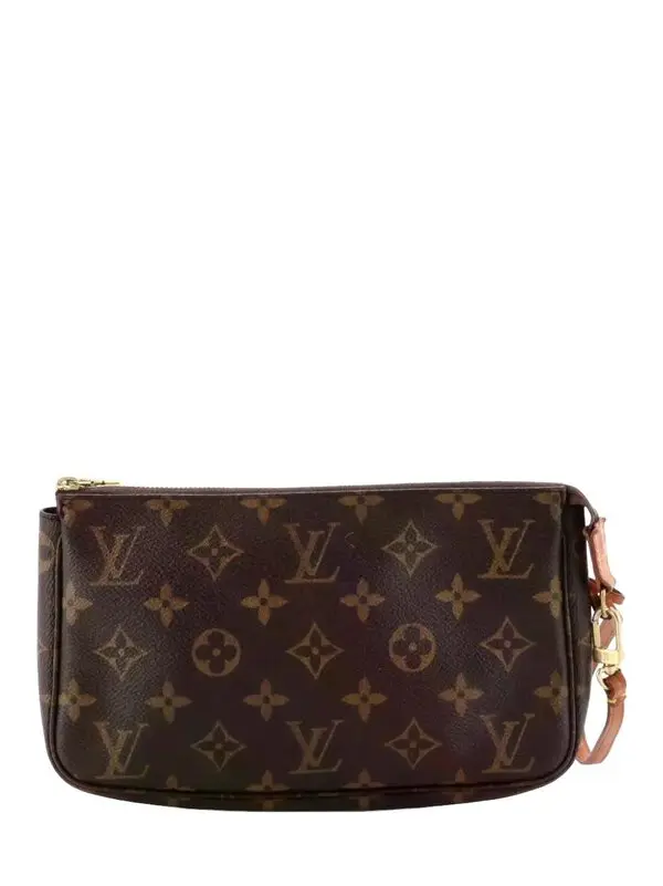 LOUIS VUITTON Pochette Accessoires Nm Monogram Canvas Clutch - Brown