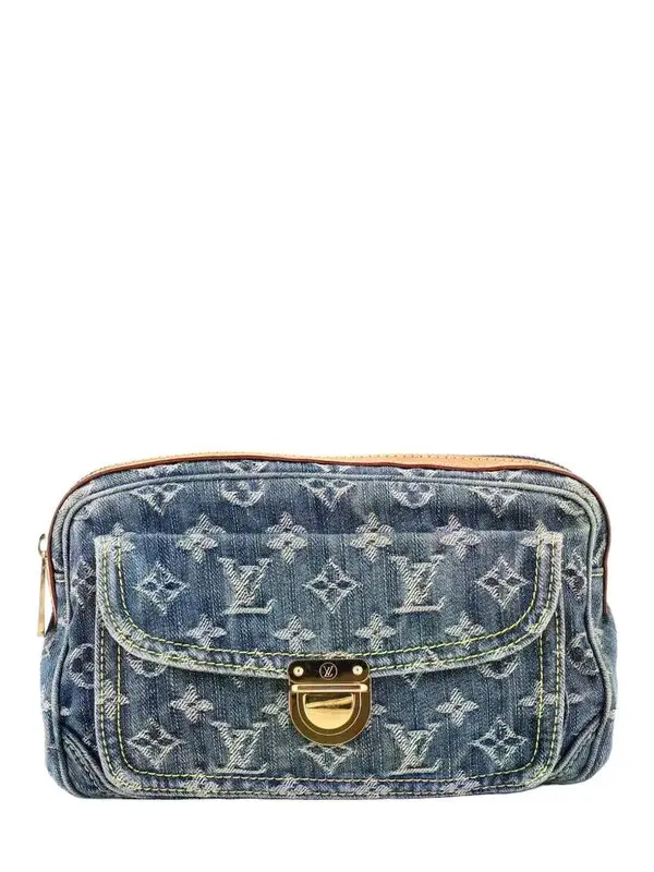 LOUIS VUITTON Denim Belt Bag - Blue