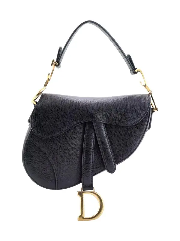 Dior Saddle Mini Shoulder Bag - Black