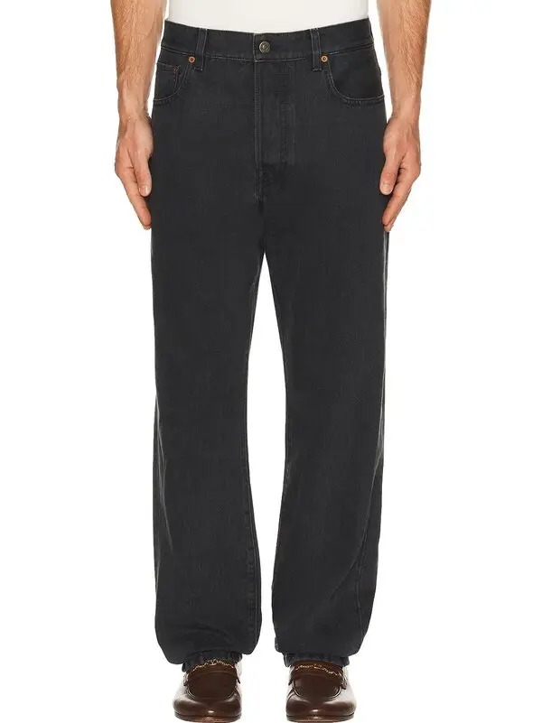 Valentino Garavani Patch Denim Jean - Nero