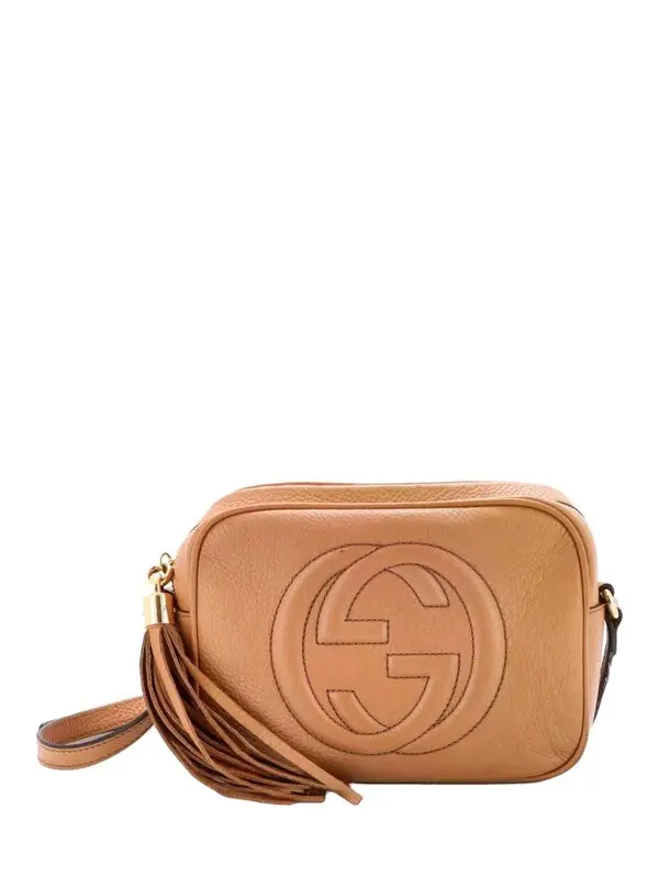 Gucci Soho Disco Small Leather Crossbody Bag - Brown