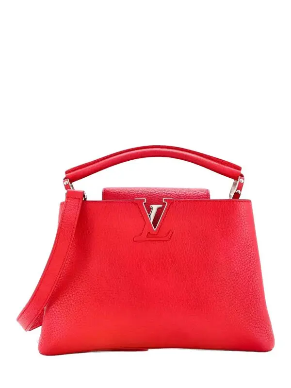 LOUIS VUITTON Capucines Bb Satchel - Red