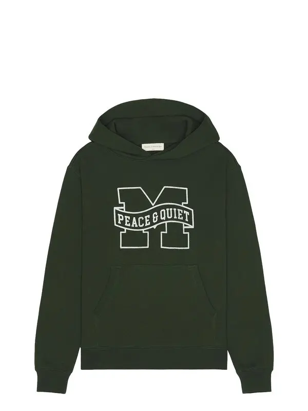 MUSEUM OF PEACE & QUIET Banner Hoodie - Forest