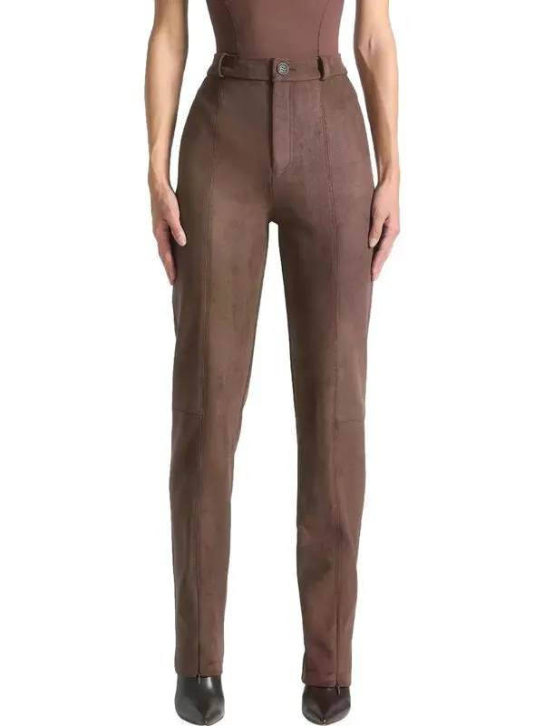 Manière De Voir Zipped-cuffs Trousers - Brown