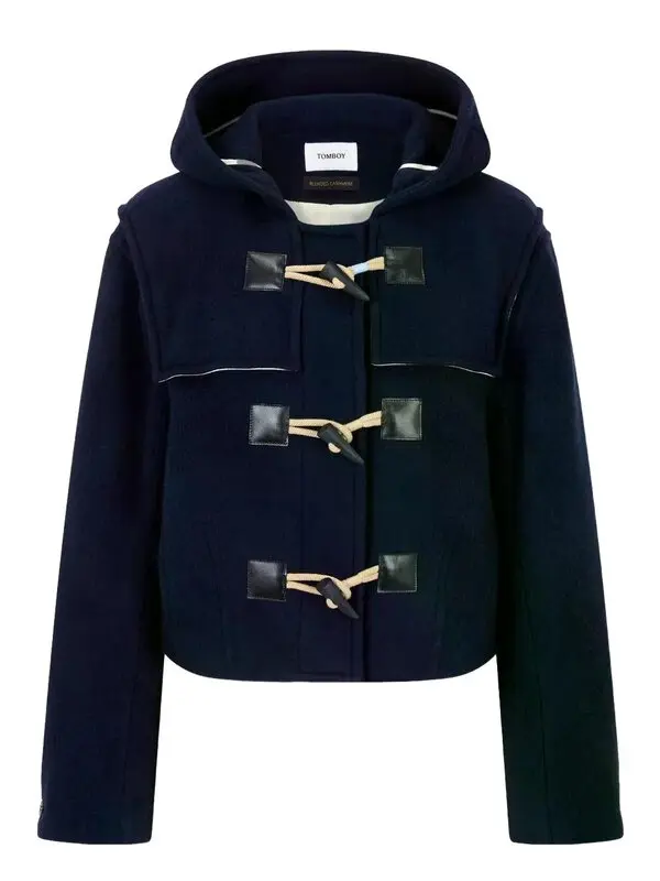 STUDIO TOMBOY Hooded Toggle Jacket - Blue