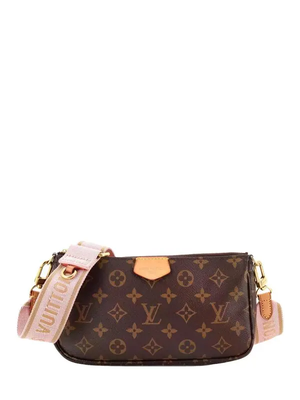LOUIS VUITTON Multi Pochette Accessoires Monogram Canvas Crossbody Bag - Brown