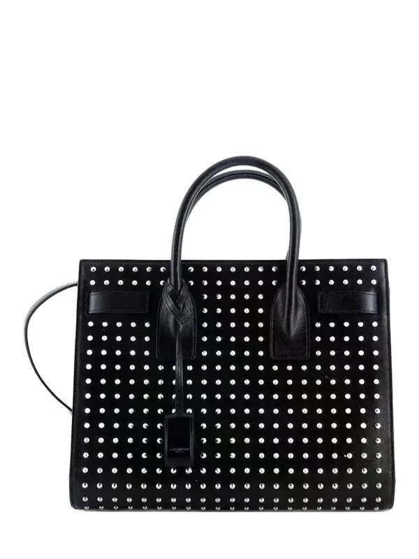 Saint Laurent Sac De Jour Studded Tote Bag - Black