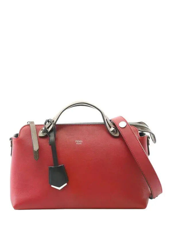 Fendi 2010-2025 Medium Leather Satchel - Red