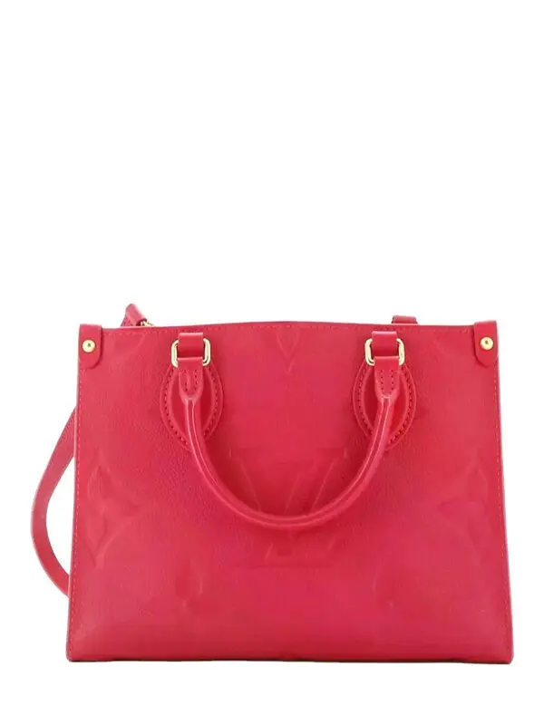 LOUIS VUITTON Onthego Tote Monogram Empreinte Giant Pm - Pink