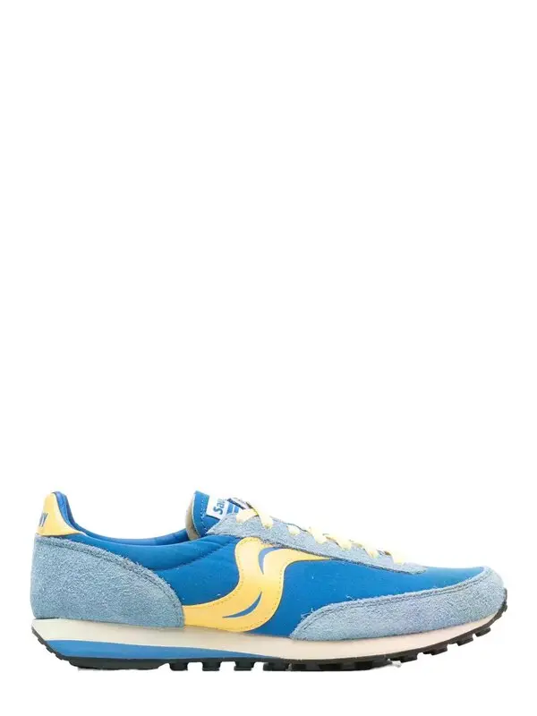 Saucony Suede Logo Stripe Trainers - Blue