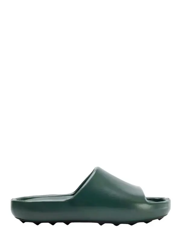Valentino Garavani Round-toe Slides - Green