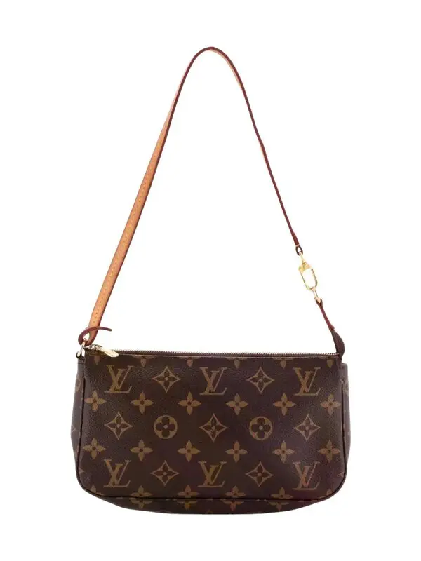 LOUIS VUITTON Pochette Accessoires Nm Monogram Canvas Clutch - Brown