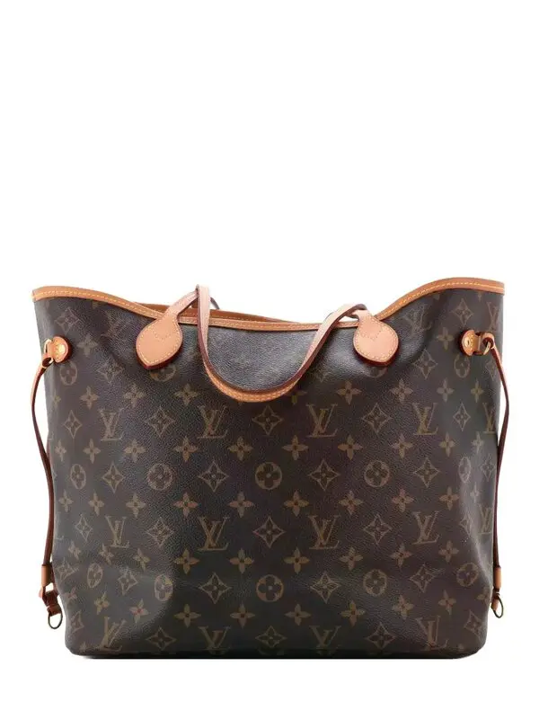 LOUIS VUITTON Neverfull Mm Monogram Canvas Tote Bag - Brown
