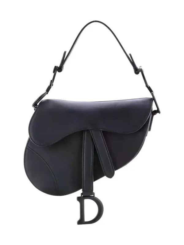 Dior Ultra Matte Saddle Handbag - Black