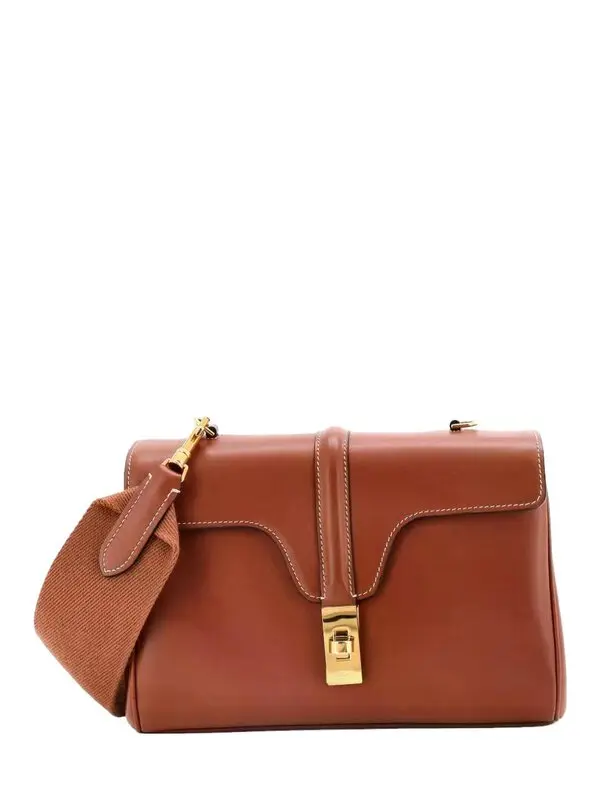 Celine Soft 16 Teen Shoulder Bag - Brown