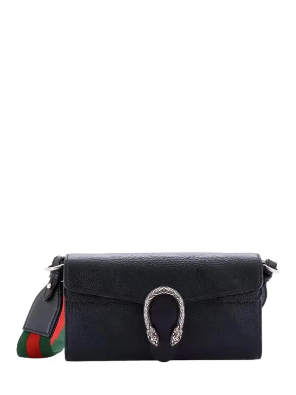 Gucci Dionysus East-west Flap Bag - Black