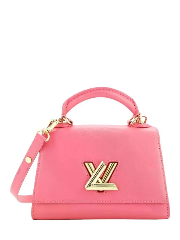LOUIS VUITTON Twist One Handle Bb Satchel Taurillon Leather - Pink