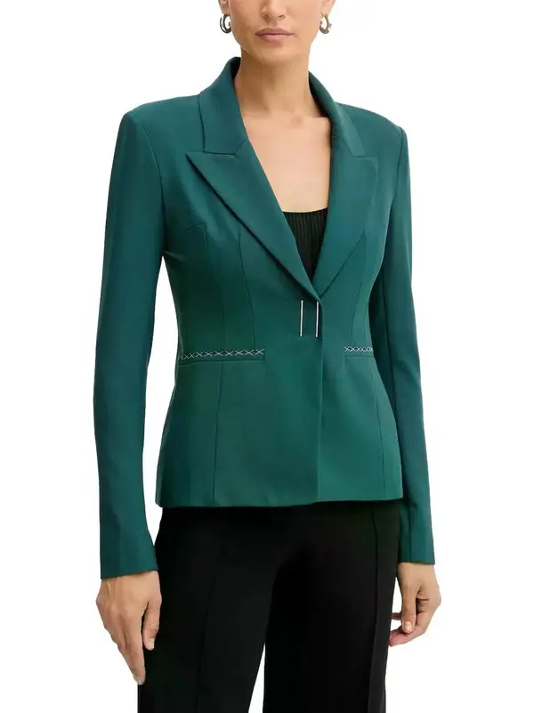Patrizia Pepe Blazer With Metal Detail - Green