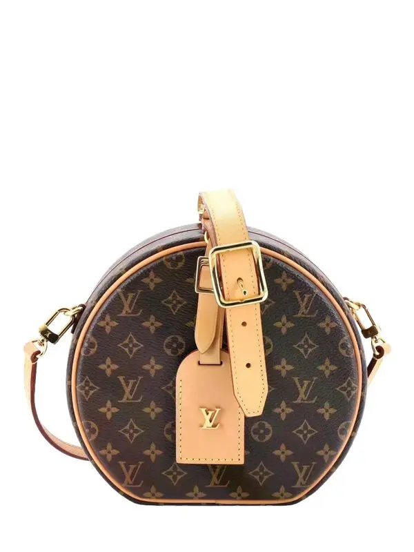 LOUIS VUITTON Petite Boite Chapeau Crossbody Bag - Brown