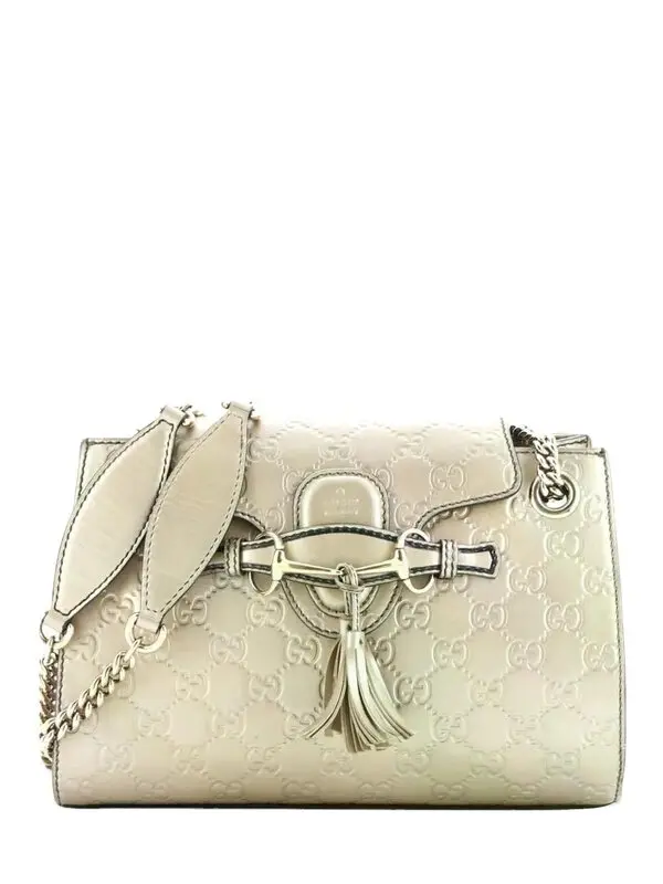Gucci Emily Chain Flap Small Shoulder Bag - Gold