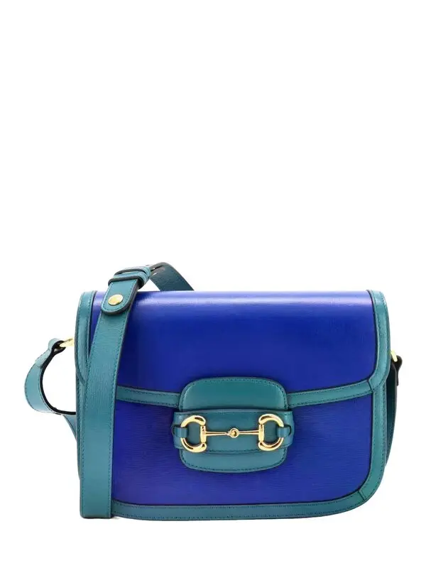 Gucci Horsebit 1955 Small Shoulder Bag - Blue