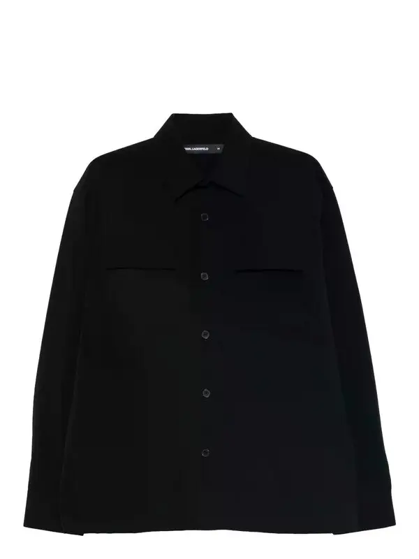 Karl Lagerfeld Long-sleeve Shirt - Black
