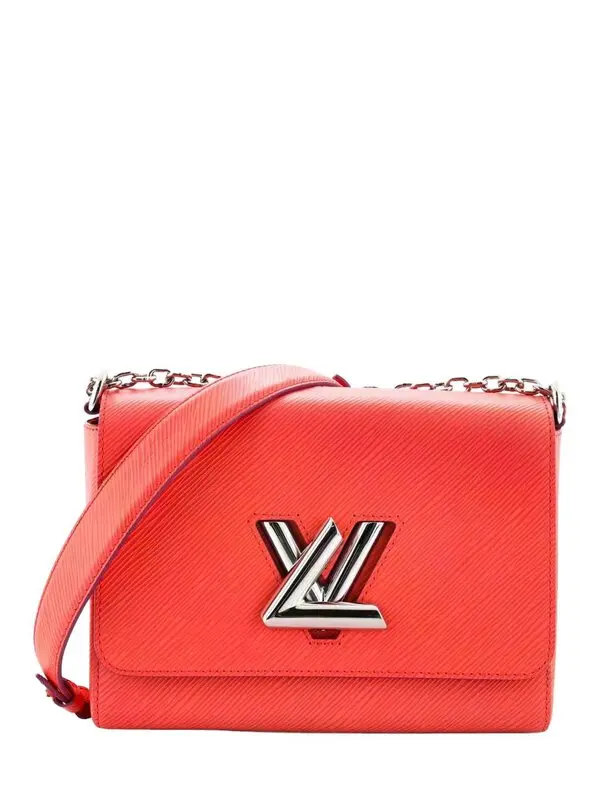 LOUIS VUITTON Twist Mm Crossbody Bag Epi Leather Handbag - Orange