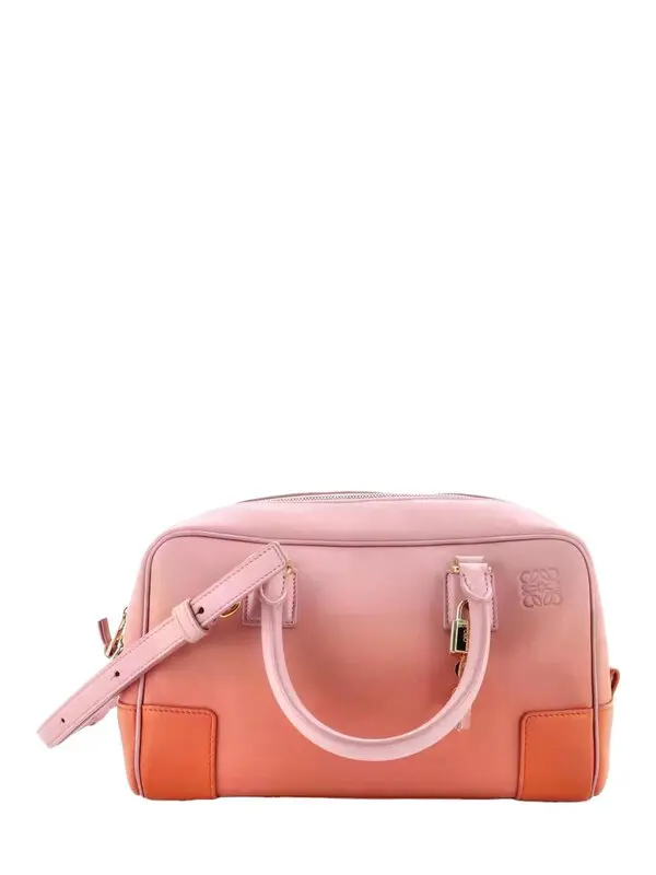 Loewe Amazona 23 Crossbody Bag In Degradé Leather - Orange