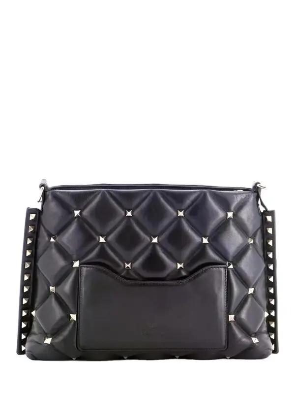Valentino Garavani Candystud Messenger Bag - Black
