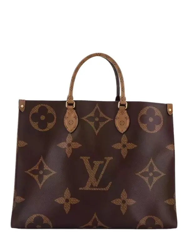 LOUIS VUITTON Onthego Reverse Monogram Giant Gm Tote Bag - Brown
