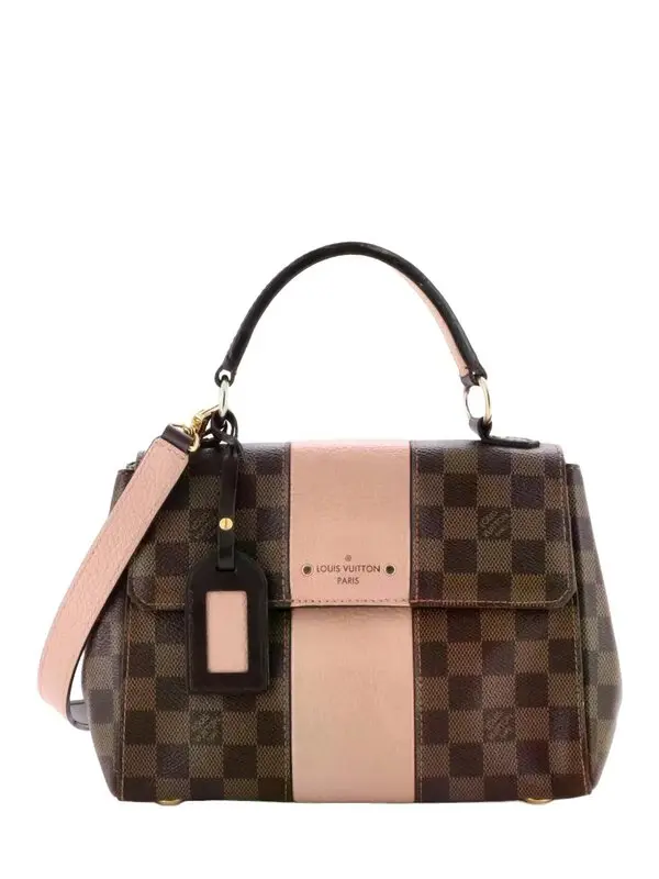 LOUIS VUITTON Bond Street Damier Leather Bb Satchel - Brown